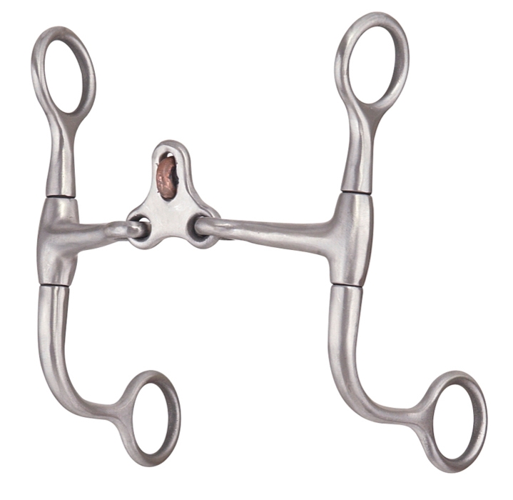American Heritage Equine | Brushed SS Spoon Bit 5 in. Mo #257-354